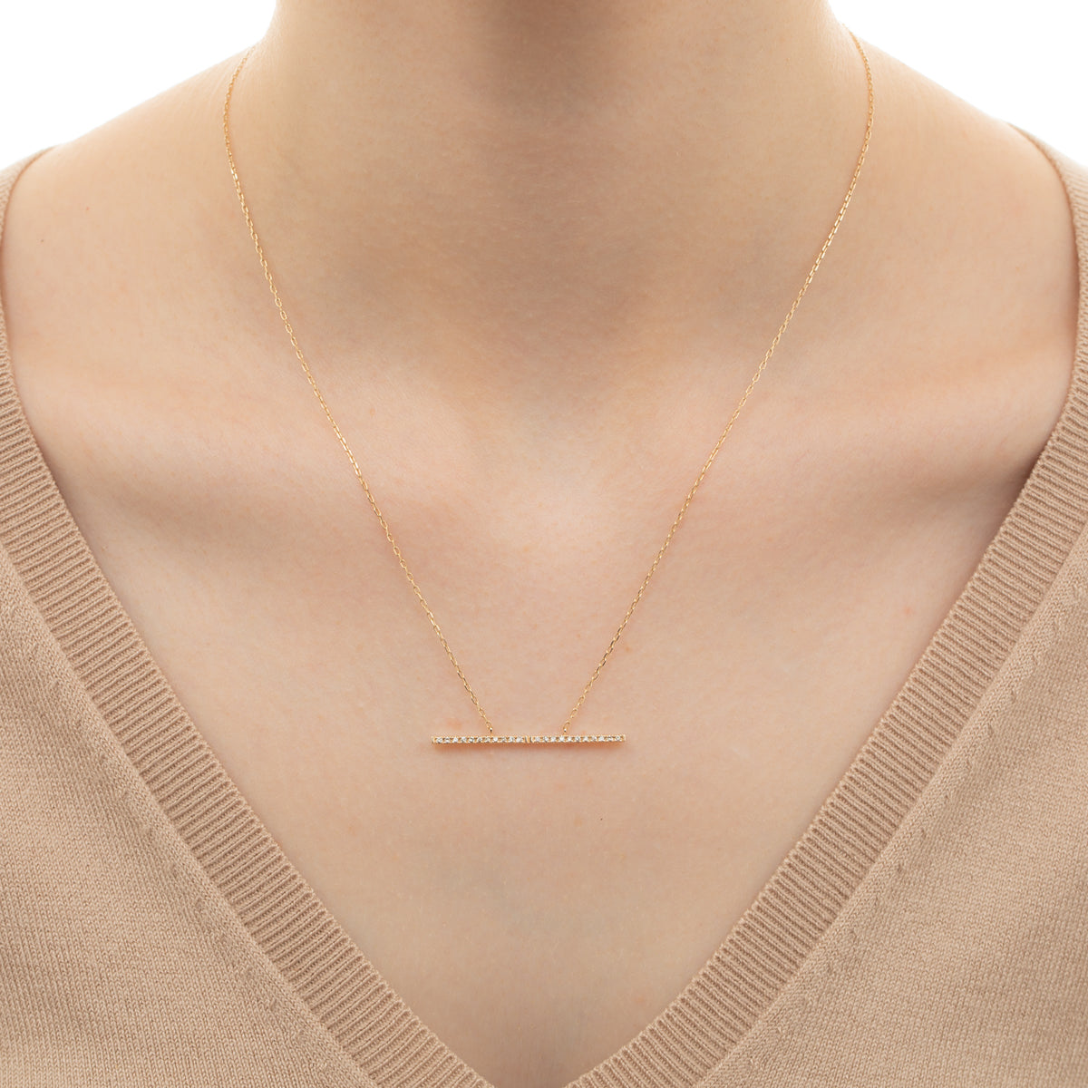 Trapeze Diamond Necklace: Large – Cameron Marks