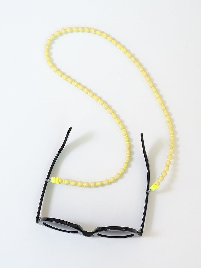 Brillenkette Eyeglass Chain in Pastel Yellow – Cameron Marks