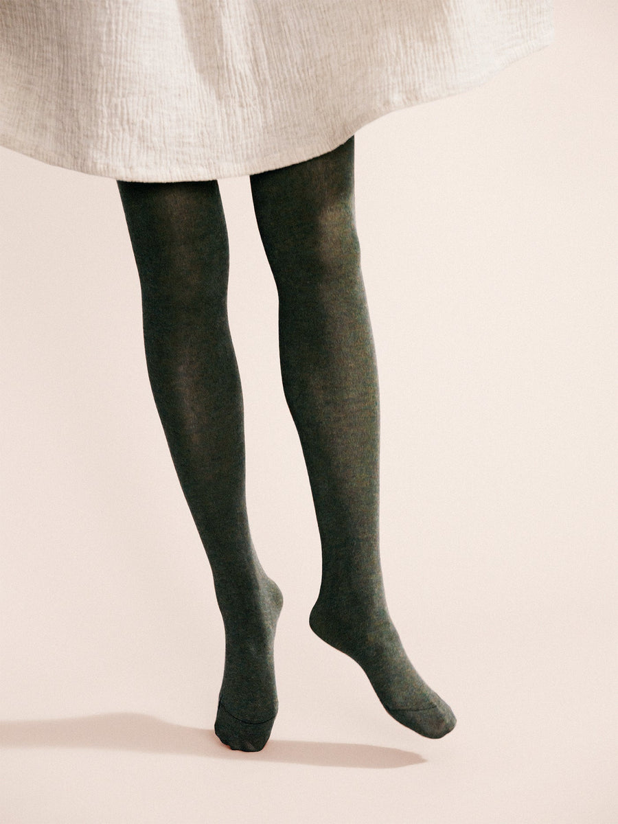 Cashmere Sweater Tights in Hunter Green – Cameron Marks